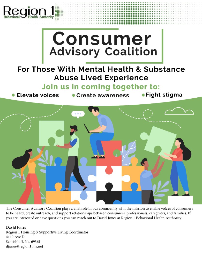 Region 1 Behavioral Health Authority - Consumer Advisory Coalition